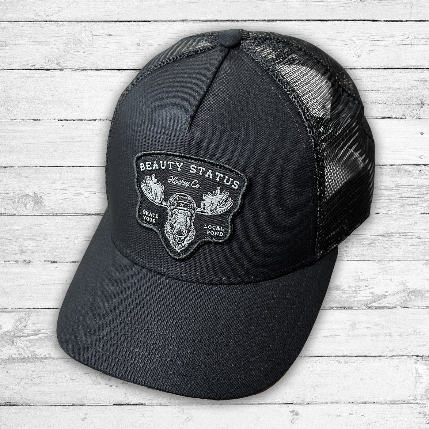 Mangled Moose (Black) – Beauty Status Hockey Co.