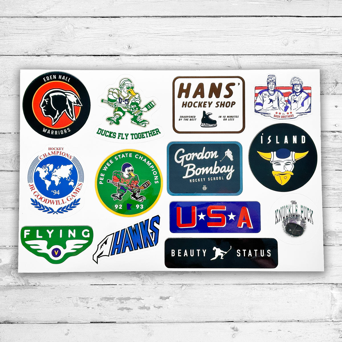 Triple Deke Sticker Pack – Beauty Status Hockey Co.